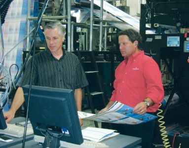 Concord Litho, Concord, NH, relies on innovation like scented varnishes