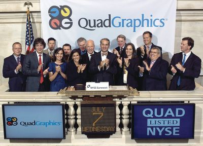 Quad/Graphics Completes Acquisition of Worldcolor, Printing Firm Goes ...