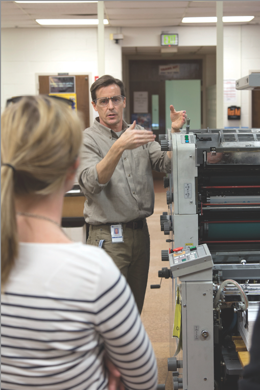 Michael Born, Instructor Of Printing Program Takes Inventive Approach ...
