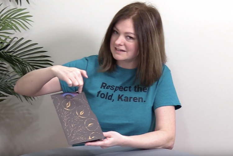 Arched Tri-Fold Invitation Design: 60-Second Fold of the Week