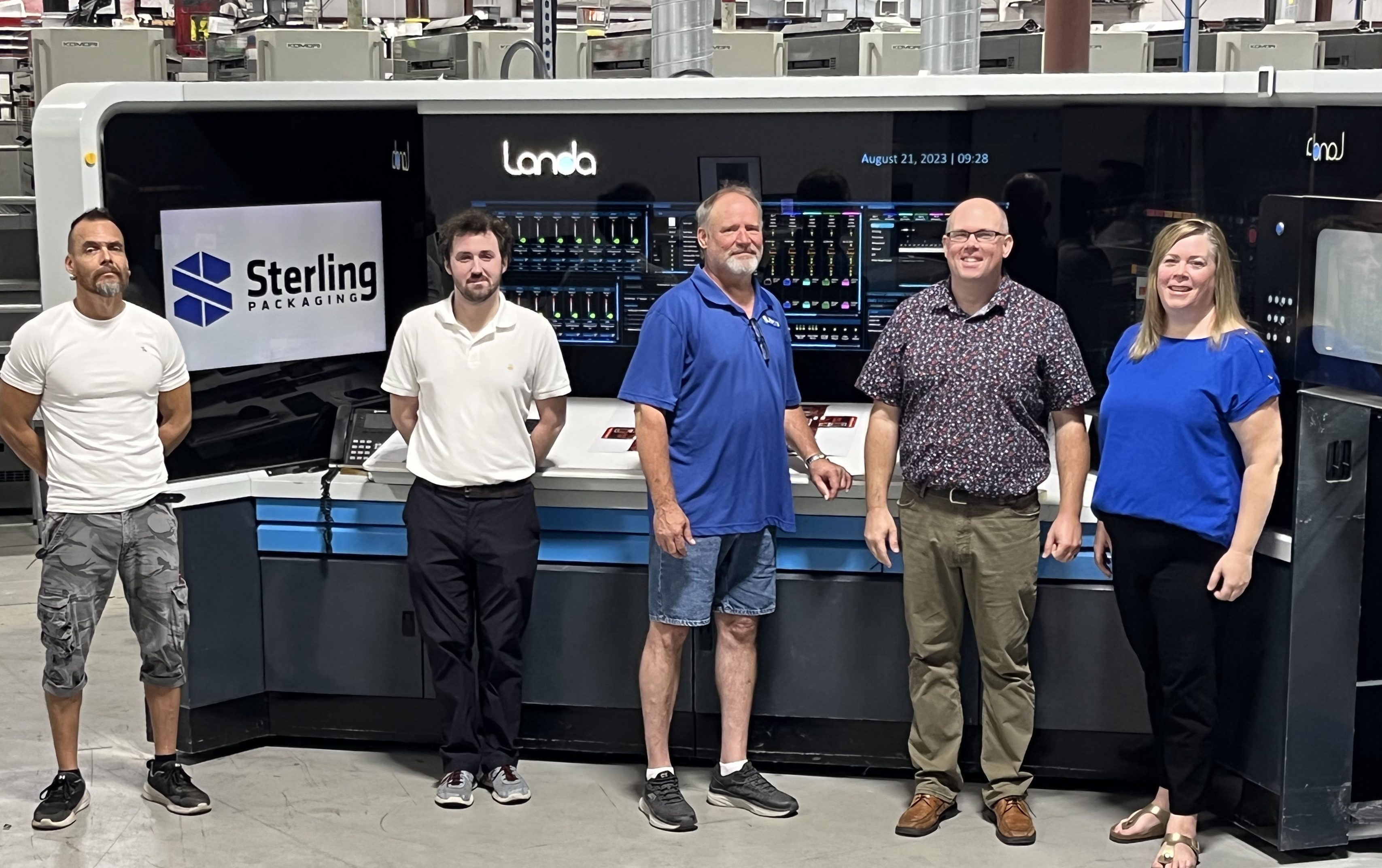 Sterling Packaging Acquires Landa S10 Nanographic Printing Press