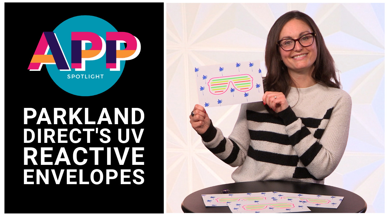 Pop on Your Shades, This '80s-Themed Envelope Glows Brightly