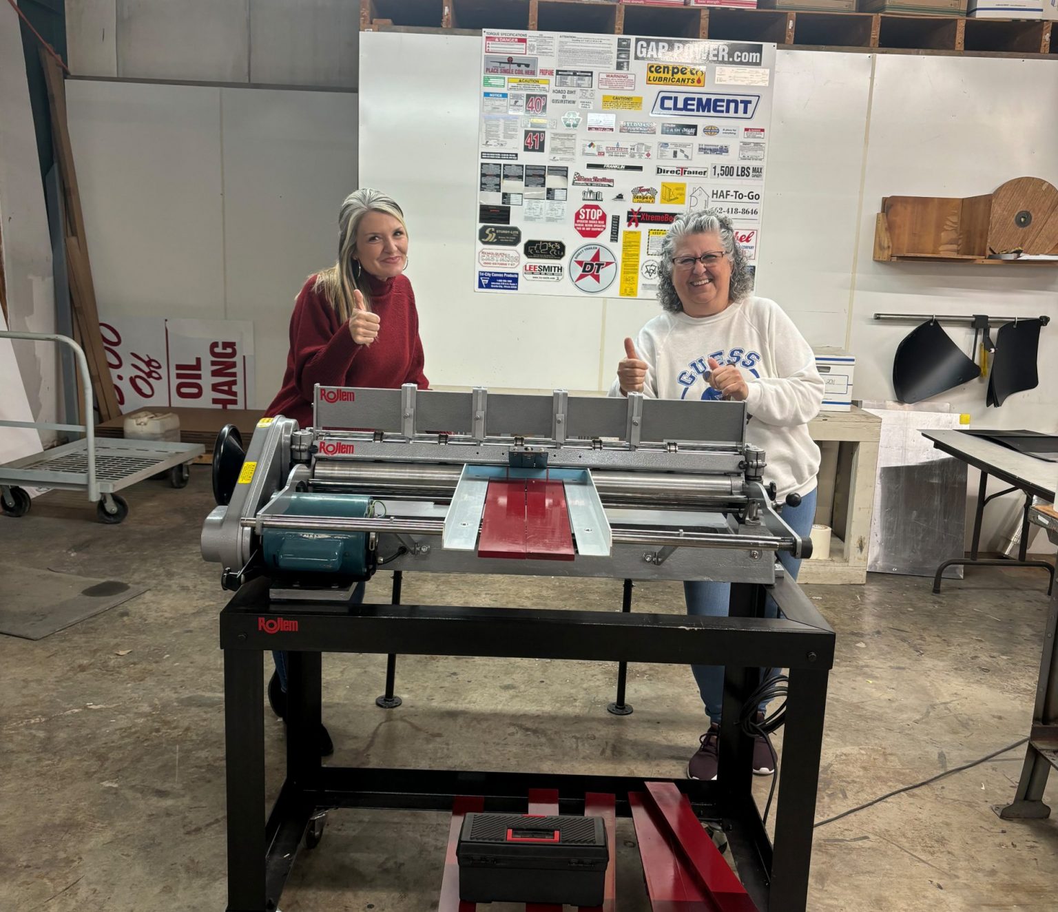 Dixie Signs & Decals Upgrades with Rollem 36" Semi-Slitter