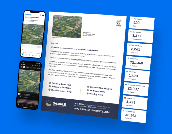 PostcardMania Launches Omnichannel Land Investing Product